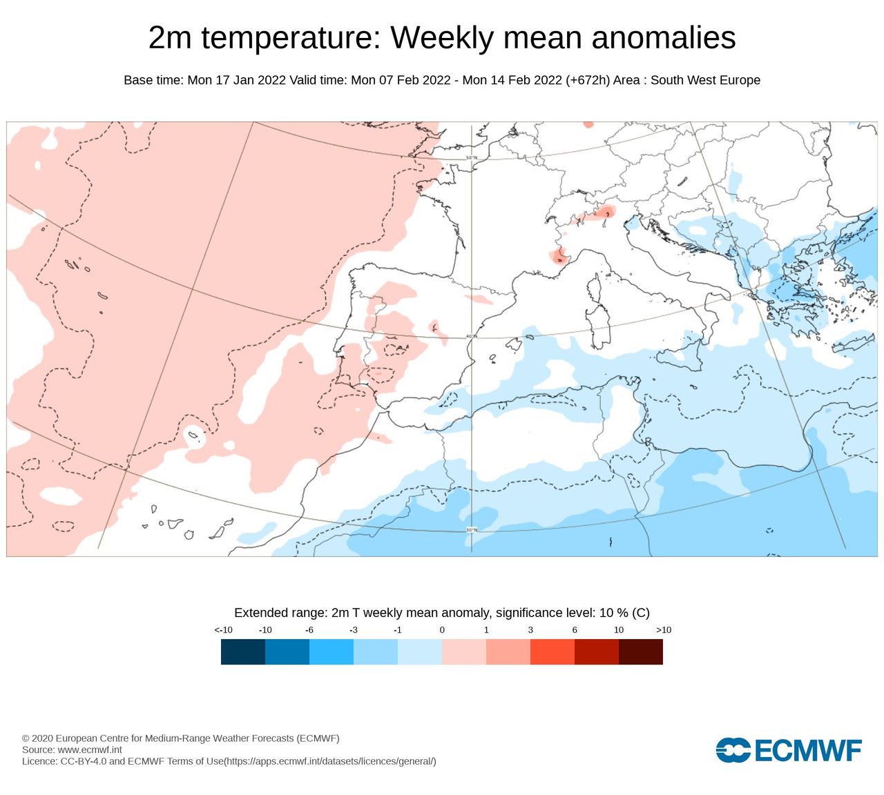 El tiempo de final de enero y primeros de febrero: frío y seco