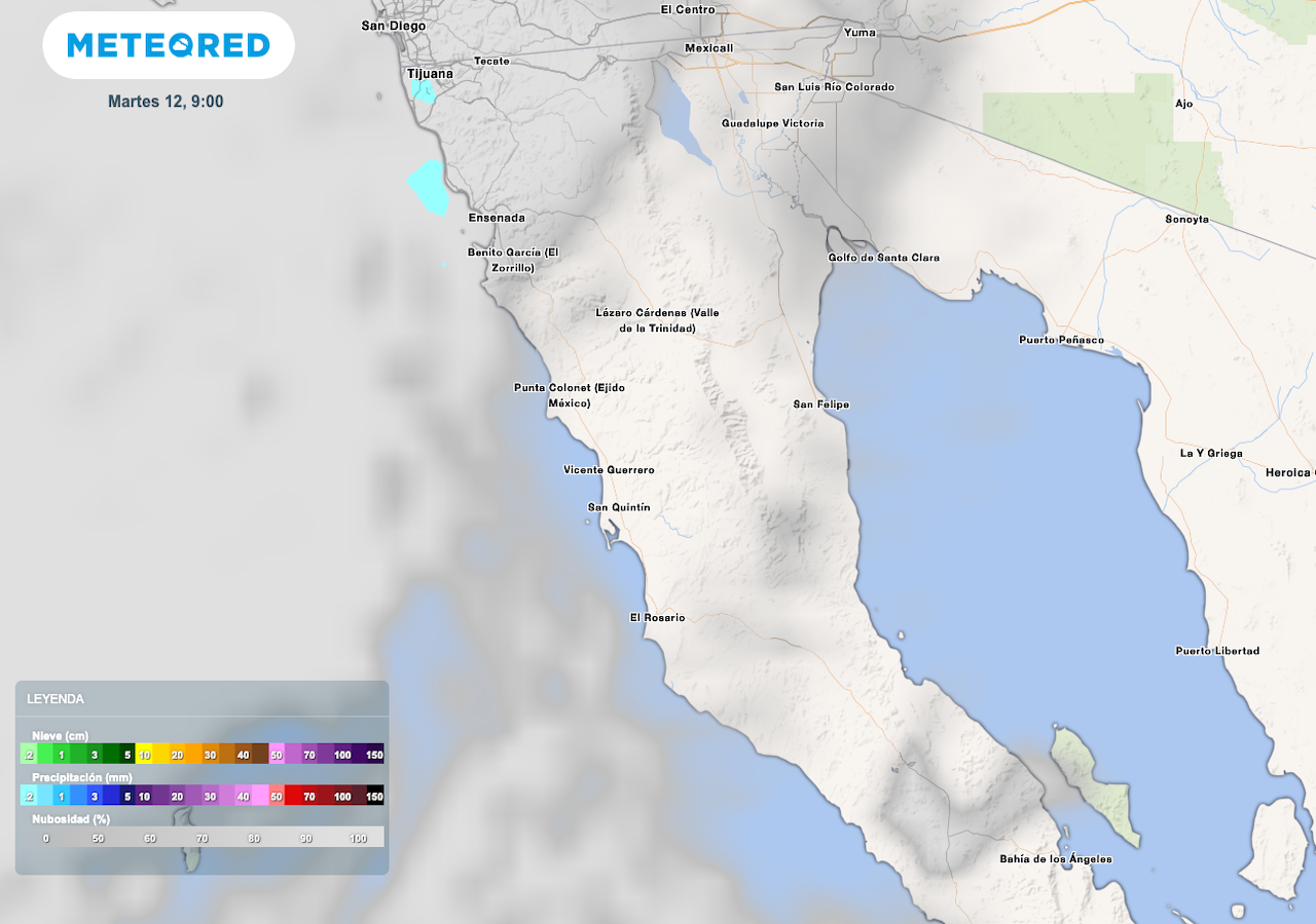 El tiempo en Baja California, 12 de marzo: lluvias aisladas y fuertes ...
