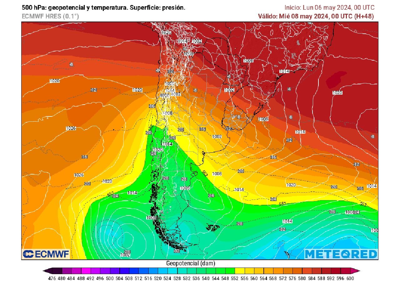 El tiempo en Chile esta semana: la nieve y luego más heladas blanca y ...