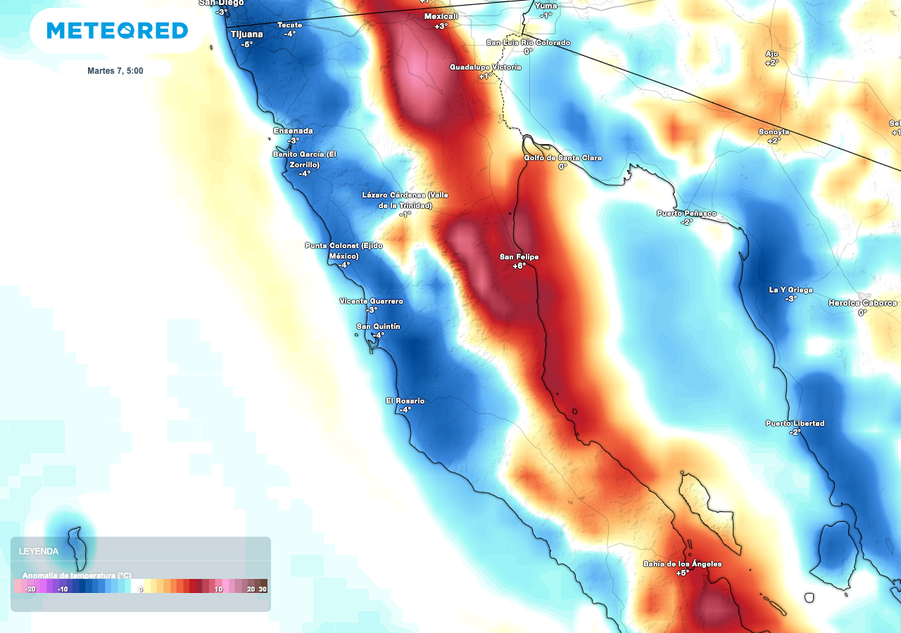El tiempo en el estado de Baja California, 7 de mayo: Temperaturas ...