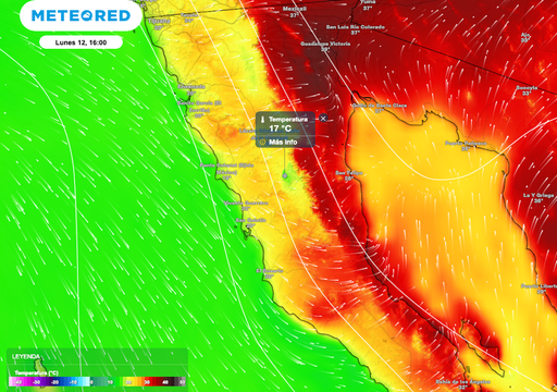 Mapa Del Tiempo Y Temperatura De California Mapas De Tiempo Y