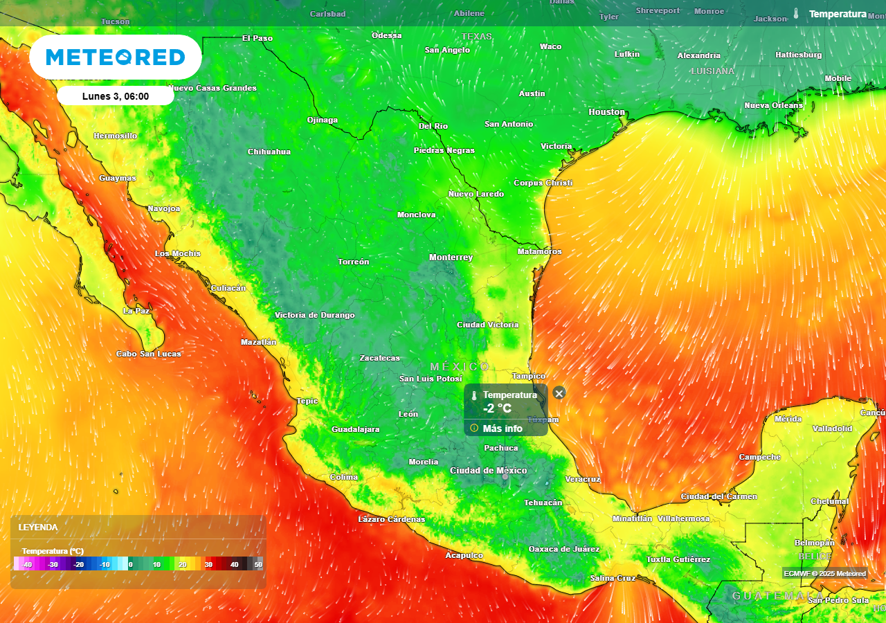 El tiempo en México este fin de semana: aire polar mantendrá noches ...