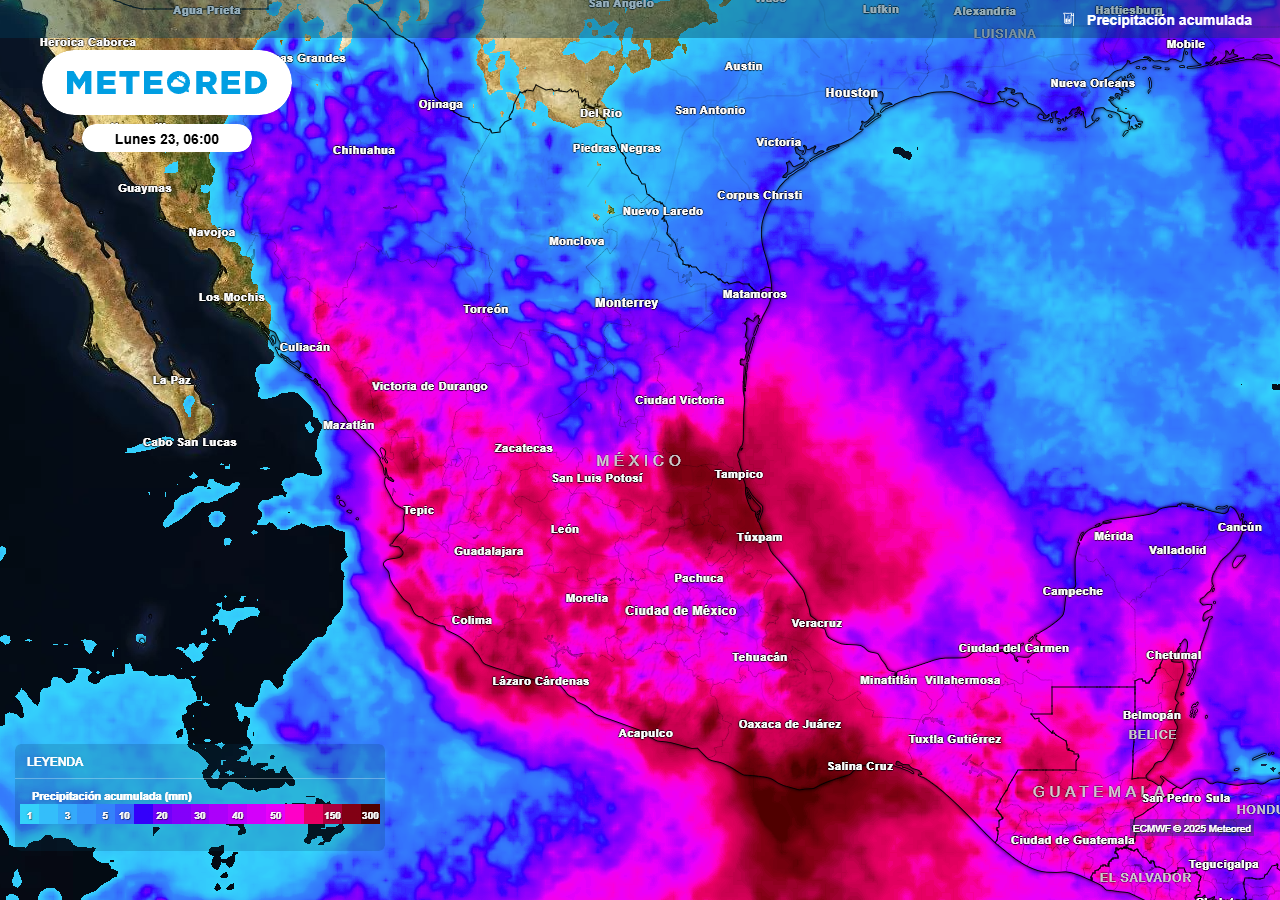 El tiempo en México este fin de semana: el huracán Erick toca tierra, generando gran temporal ...