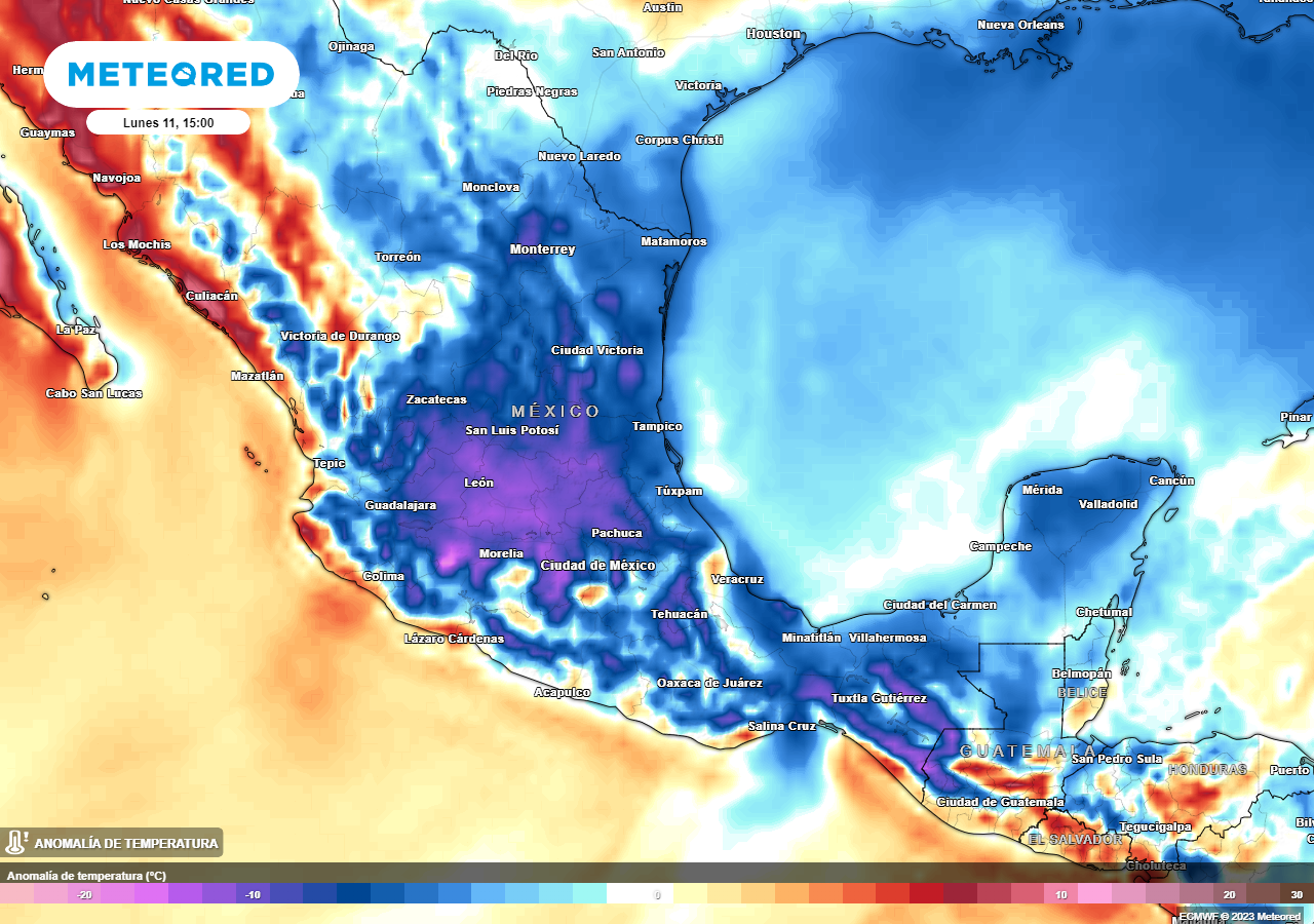 El tiempo este fin de semana: México tendrá intenso aire ártico con mucho frío, viento, lluvias ...