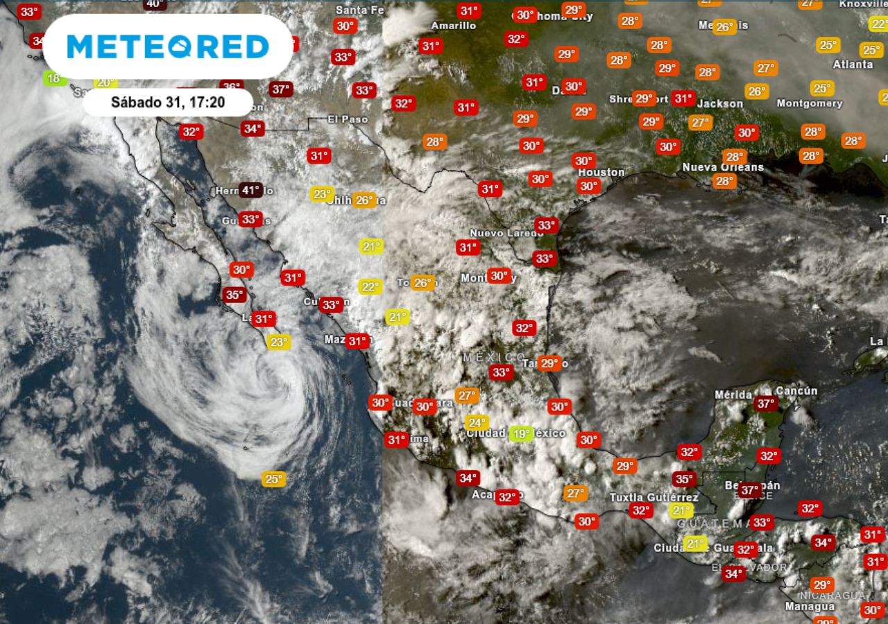 The Meteored map viewer now displays WMO meteorological observation ...
