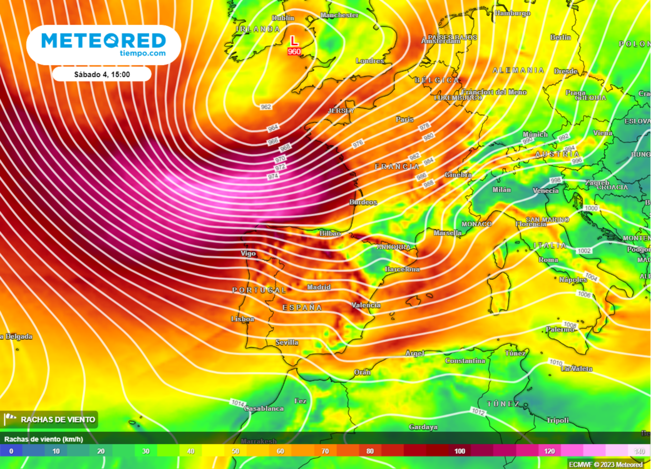 AEMET inunda España de avisos: mañana la borrasca Domingos traerá ...