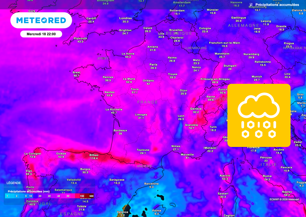 Encore de la pluie la semaine prochaine en France ! Voici les ...