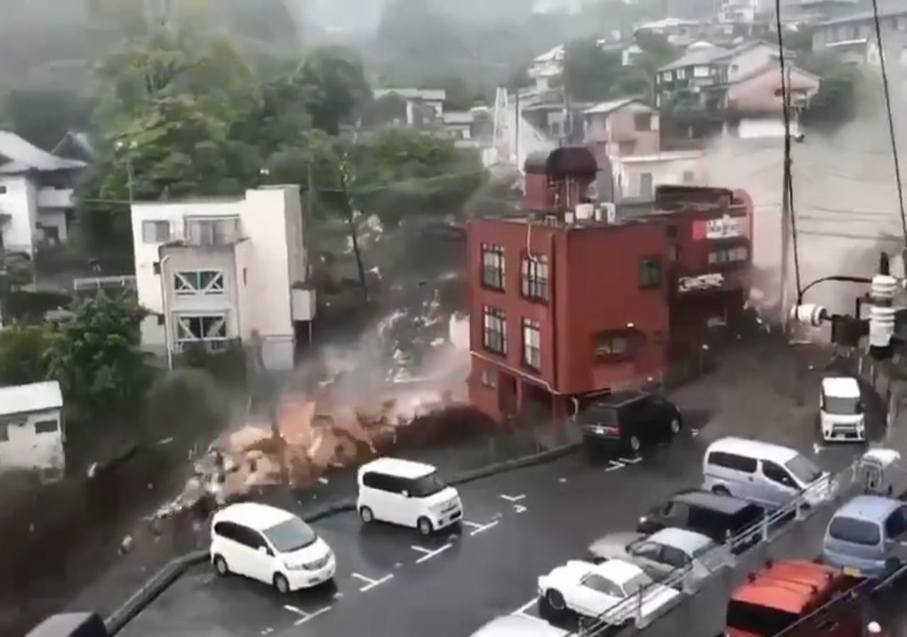 Floods and landslides in Japan cause at least seven deaths