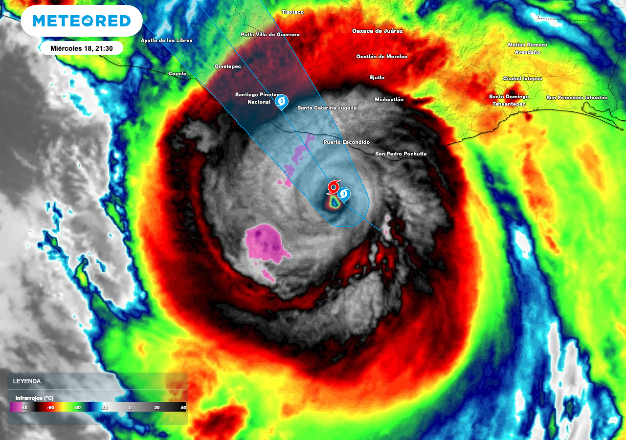 El poderoso huracán Erick ya es categoría 3 y se dirige a Oaxaca ...