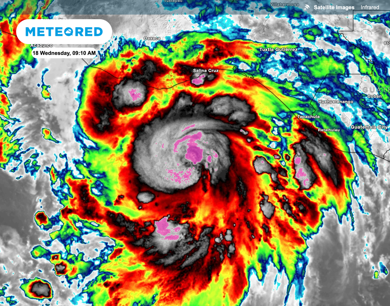 Erick Strengthens Into Hurricane, Threatens Mexico With Torrential Rain ...