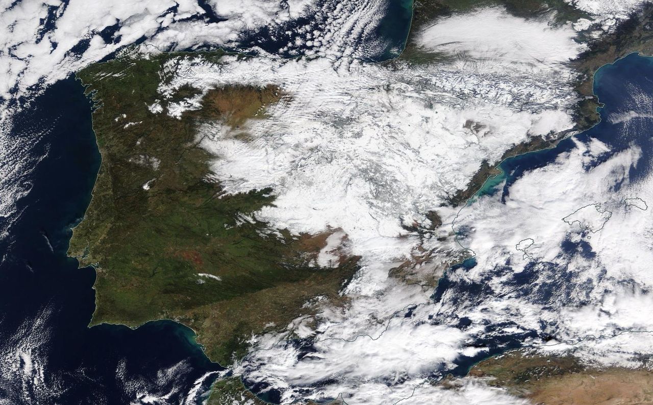 Estudio de la borrasca Filomena y sus nevadas extremas