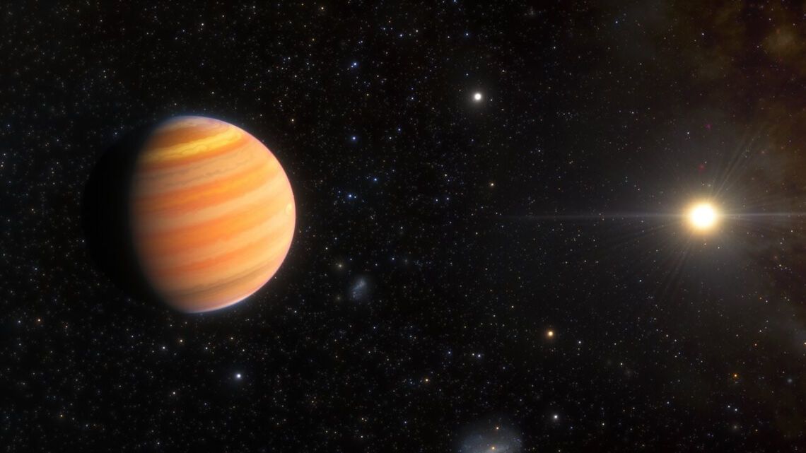 Los astrónomos hallan un exoplaneta gigante con una órbita ...