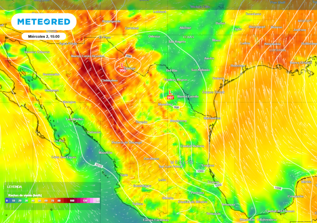 Mañana miércoles un frente frío 37 deja vientos de 120 km/h y lluvias, varios estados se verán ...