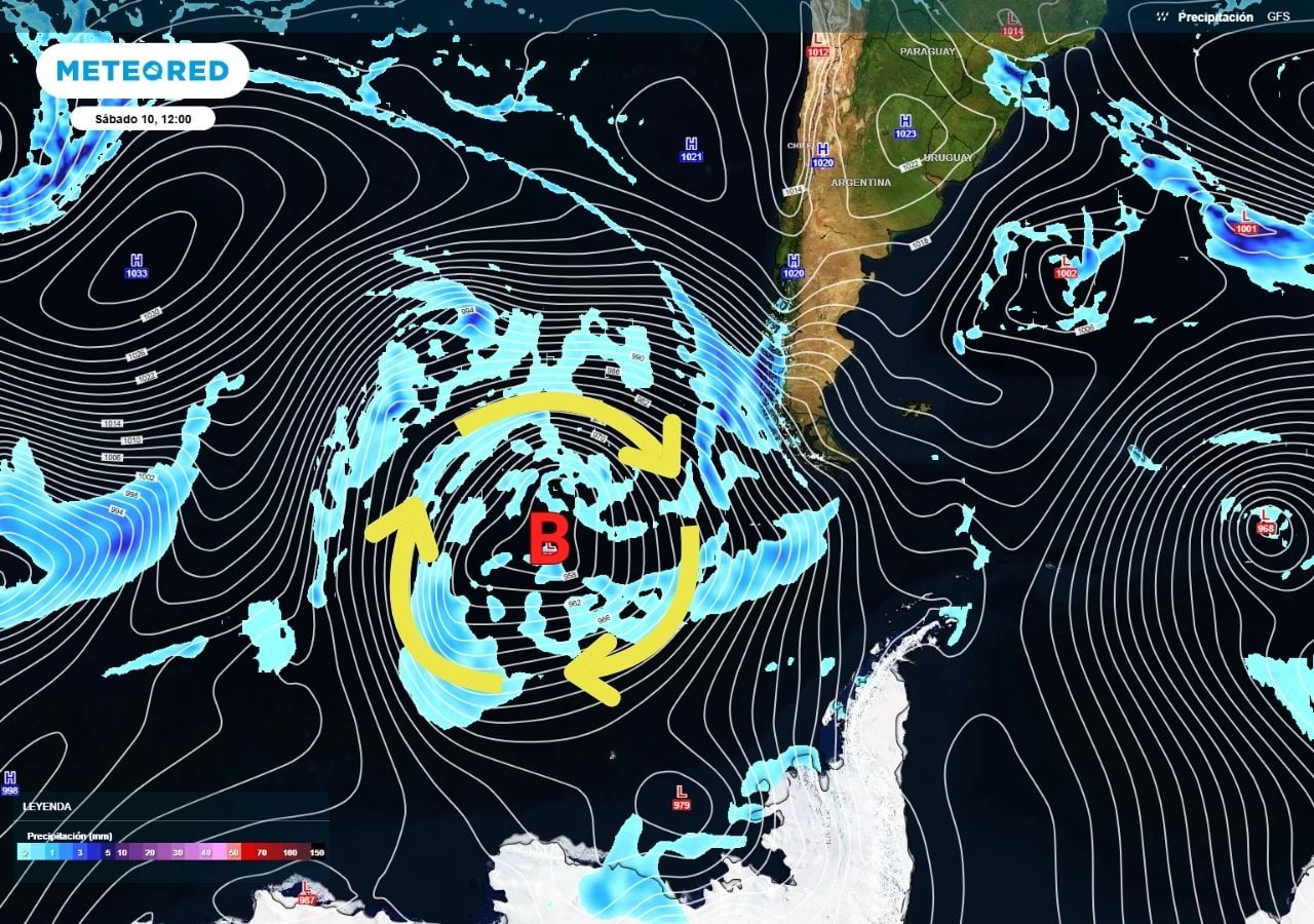 Gigantesco ciclón extratropical será responsable por llevar nuevo ...