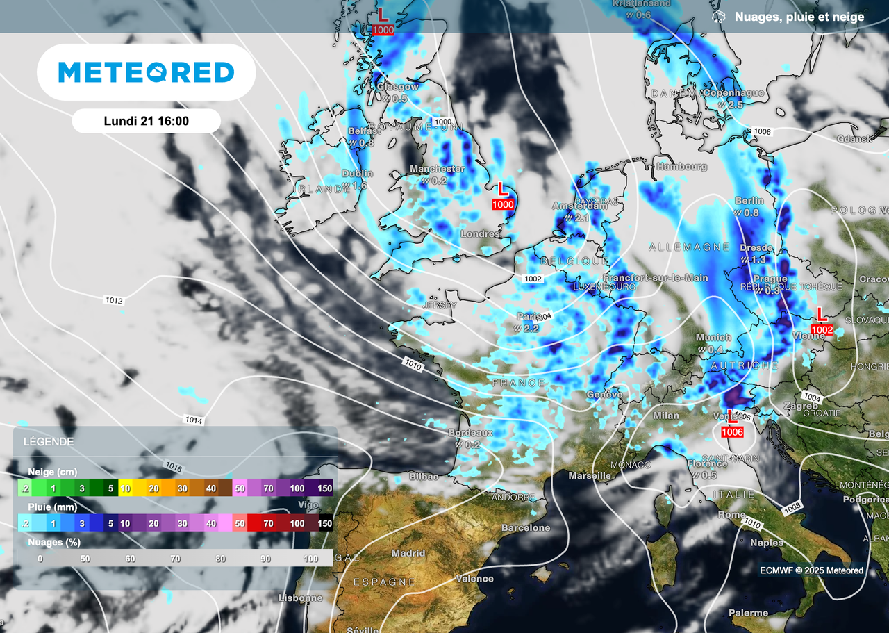 Goutte froide au-dessus de la France : les images impressionnantes de ...