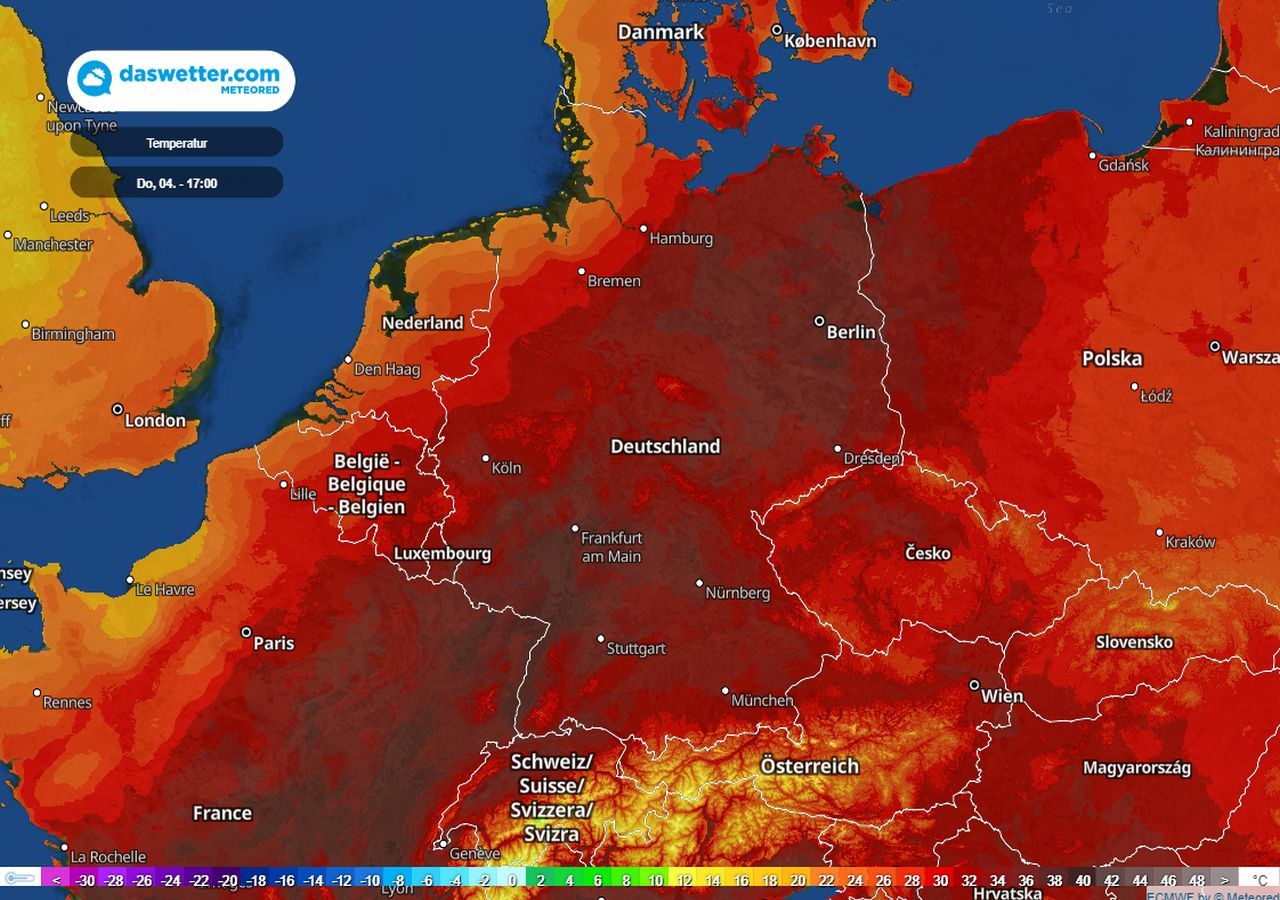 40 Grad am Donnerstag: Der Hitzesommer geht auf unbestimmte Zeit weiter!