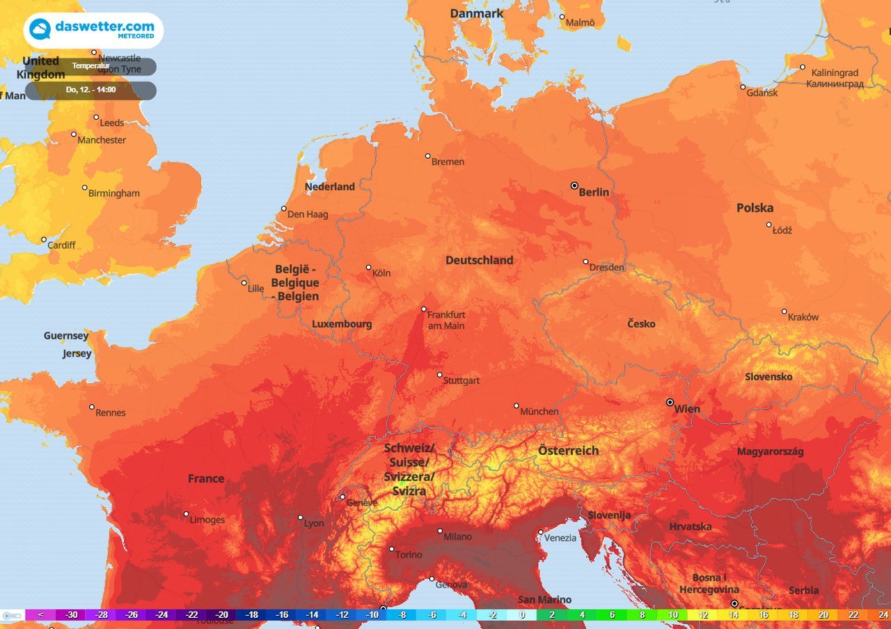 Heiße Überraschung! Jetzt rollt die 40°C-Hitze nach Mitteleuropa!