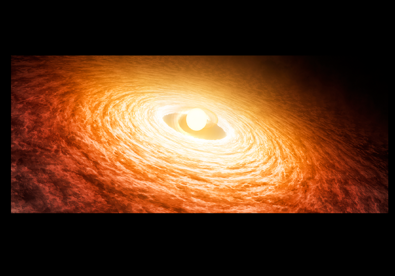 Hubble osserva FU Orionis, una giovanissima stella dagli intensi e ...