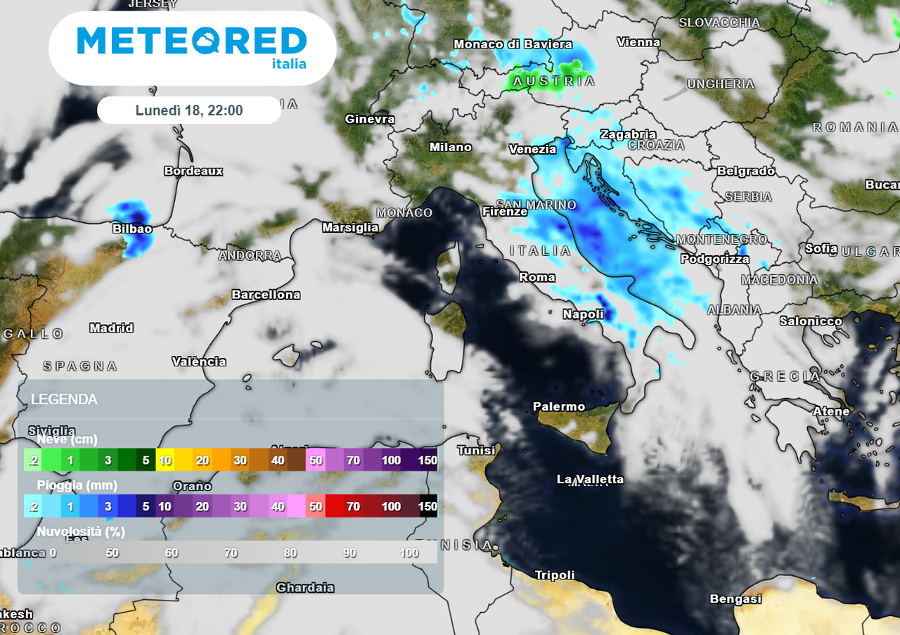 Il meteo in Italia in questa settimana: tra sole e piogge, la variabilità ci accompagna verso Pasqua