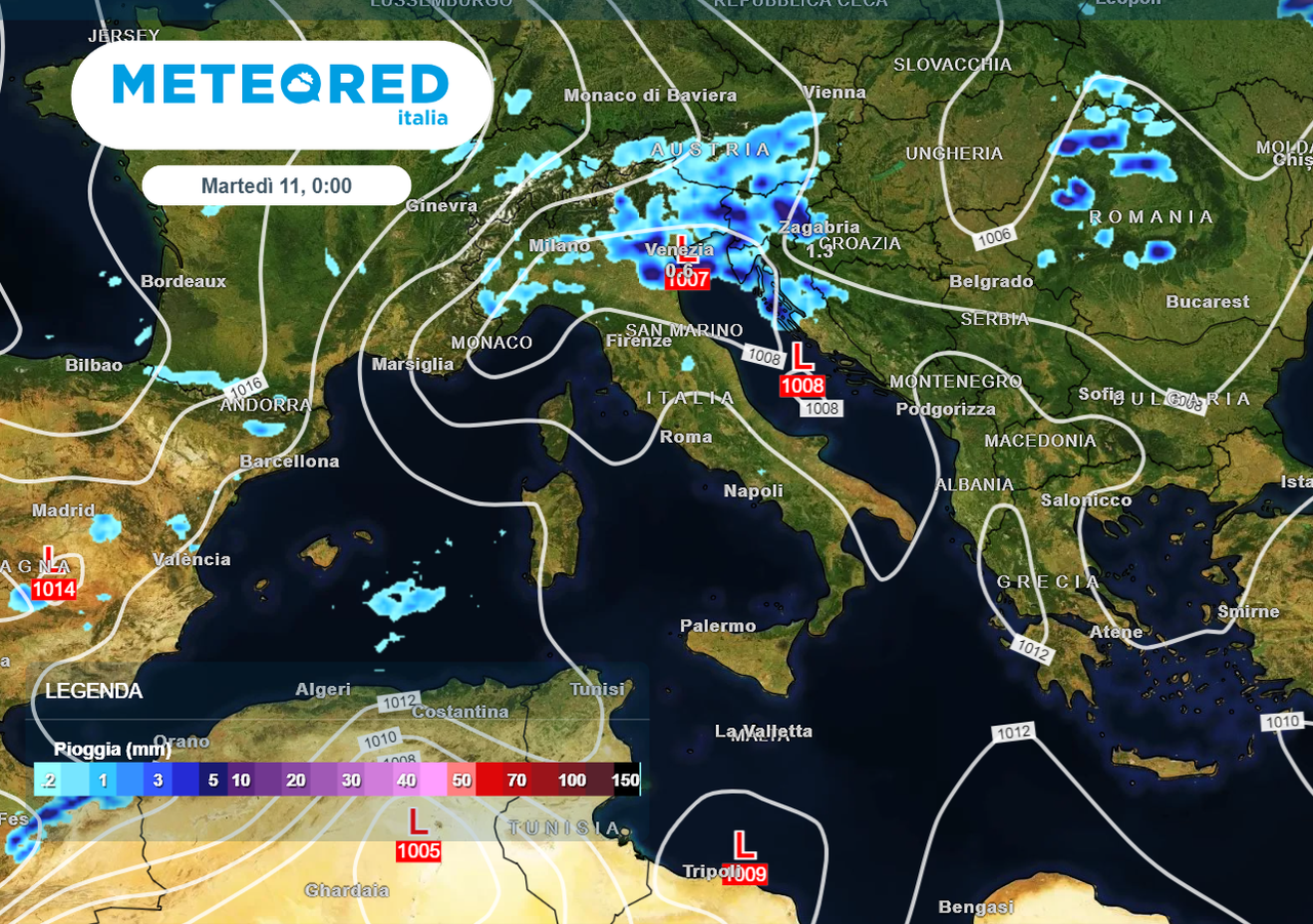 Il meteo in Italia questa settimana: divisi tra forti temporali e caldo estivo in queste regioni