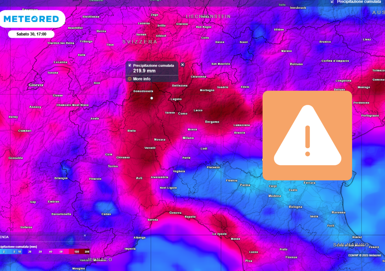 Il Meteo in Italia questa settimana: intenso peggioramento da giovedì 28, fino a 200 mm di pioggia