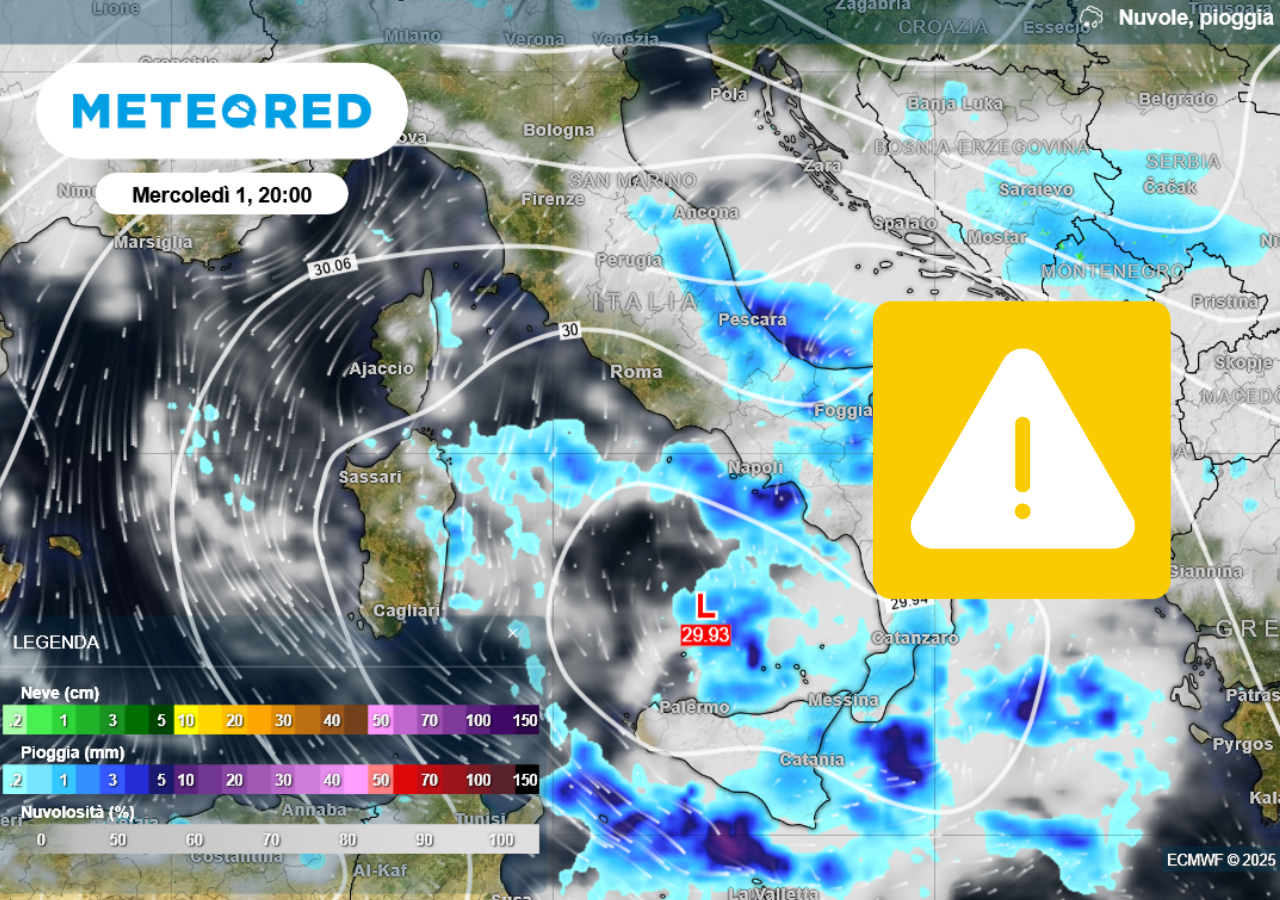 Il Meteo in Italia questa settimana: da mercoledì forte maltempo di stampo quasi-invernale ...