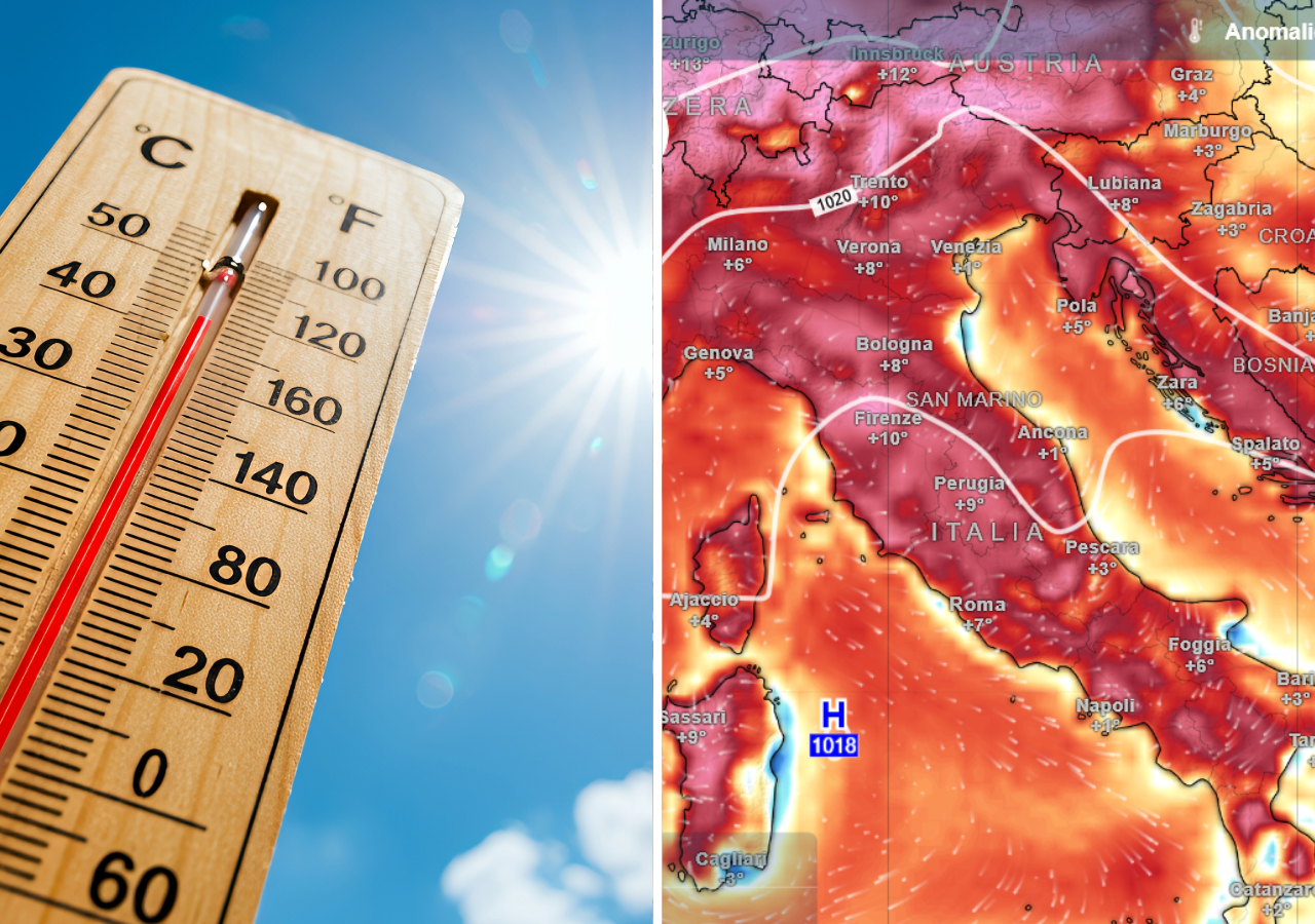 Settimana di caldo intenso in Italia per l’anticiclone africano, ma saranno ancora possibili ...