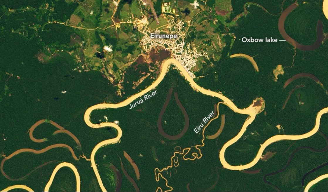Imagen única: Los meandros del Juruá, Perú