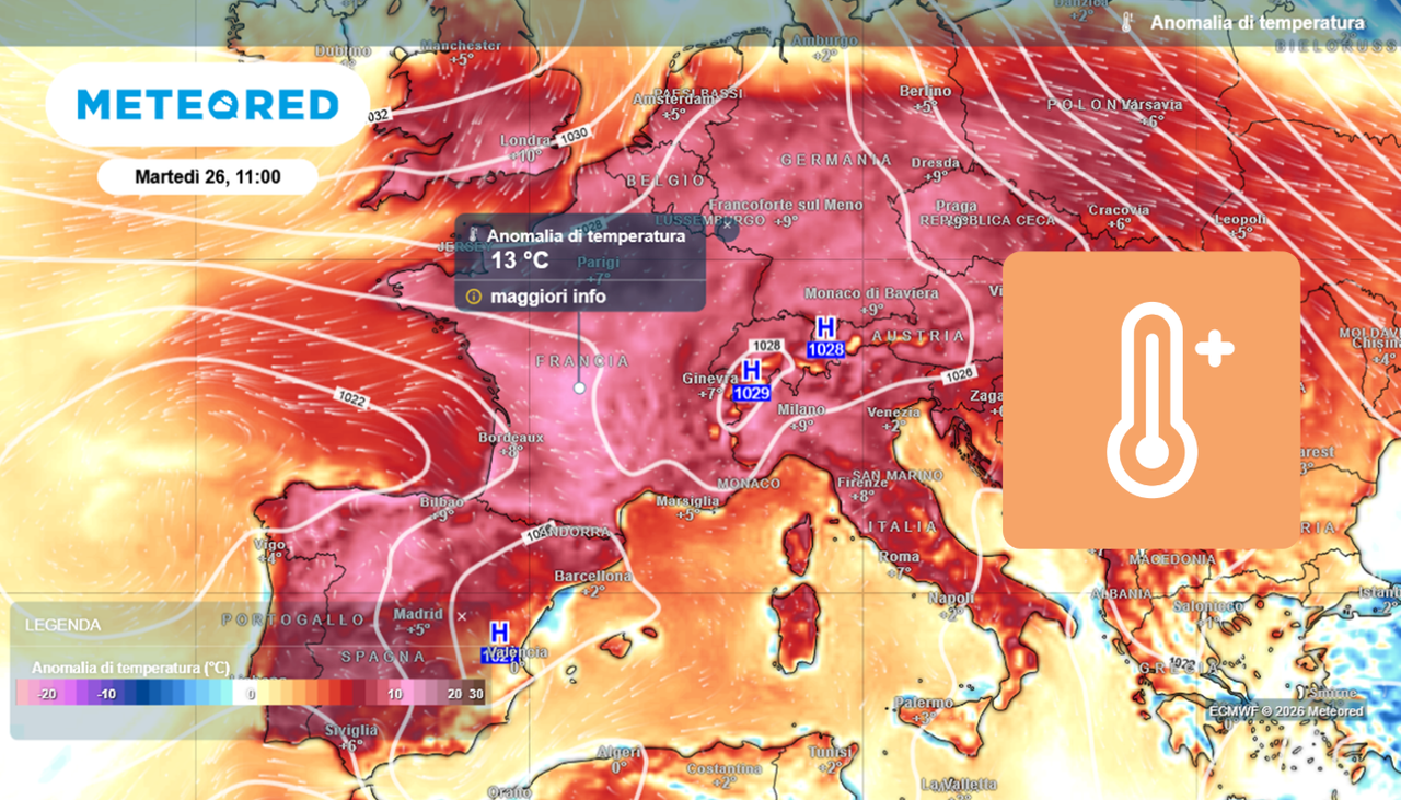 Ondata di calore storica verso l'Europa: Francia verso i record del '53 ...