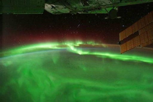 Northern Lights Aurora Borealis From Space Astrotourism: Aurora