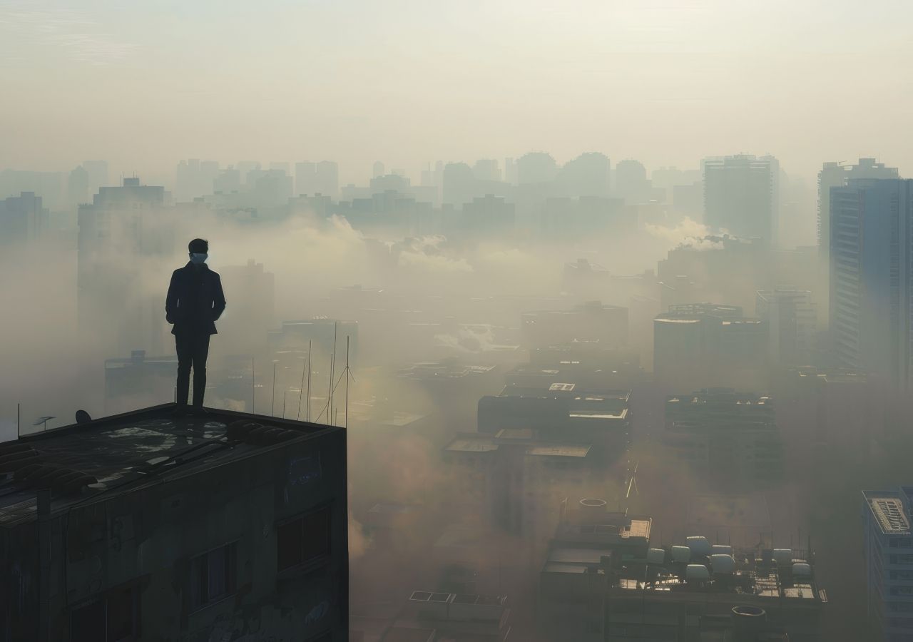 India: Delhi se oscurece con una neblina tóxica luego del “festival de ...
