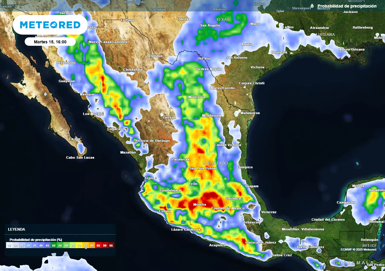 Intensas tormentas hoy martes en 20 entidades de México: granizadas y ...
