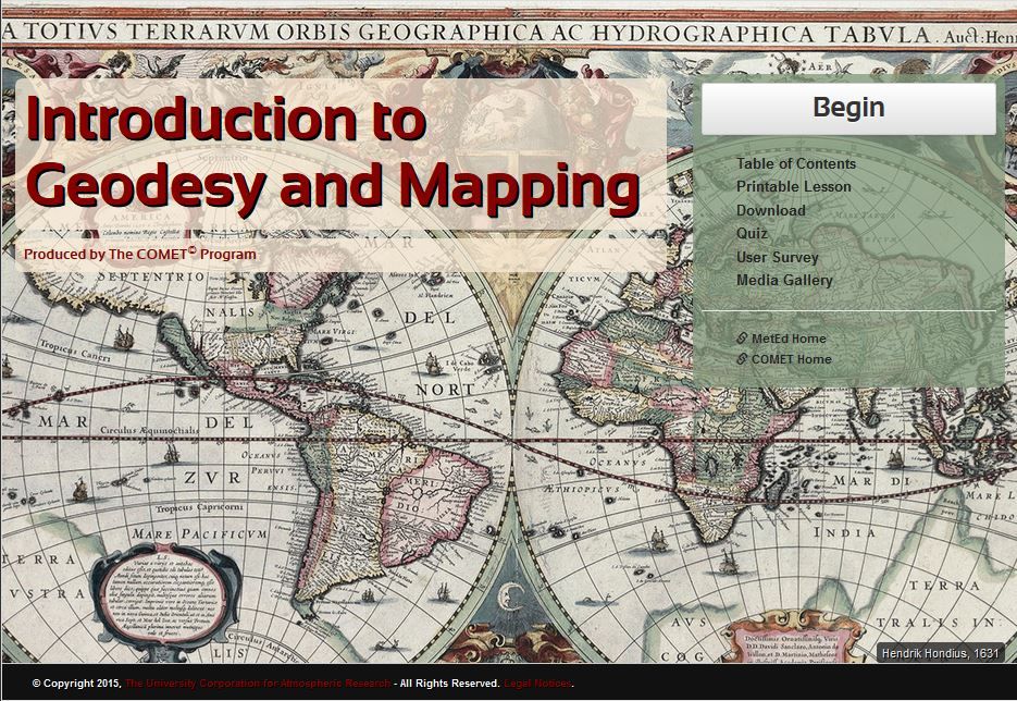 Introducción a la Geodesia y Mapas