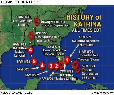 Katrina: Un huracán para la historia