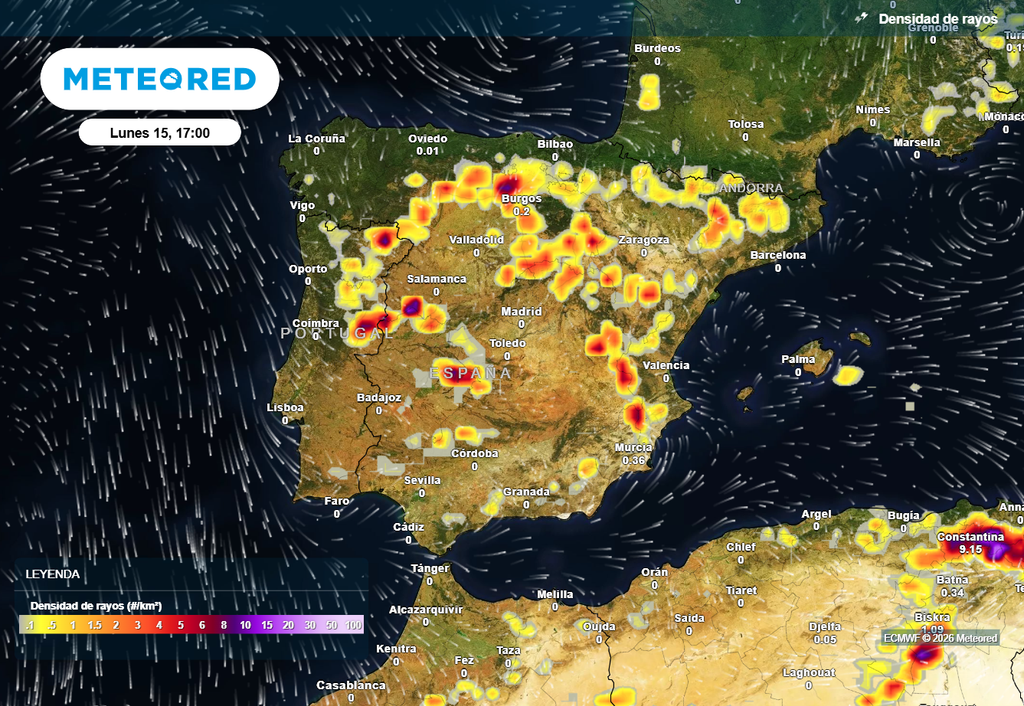 La AEMET activará múltiples avisos por tormentas con vendavales a ...