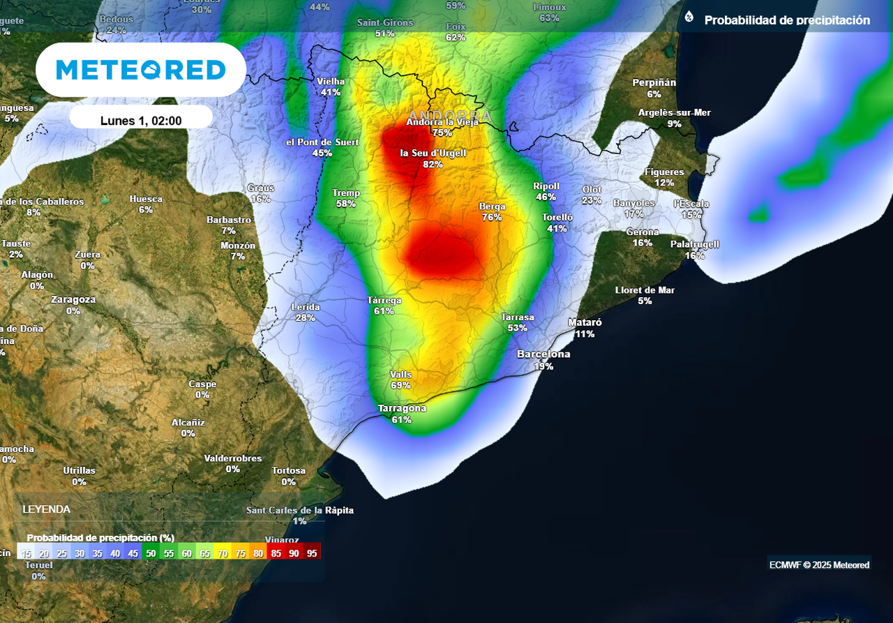 La AEMET y Meteocat advierten a Cataluña: en unas horas las tormentas ...
