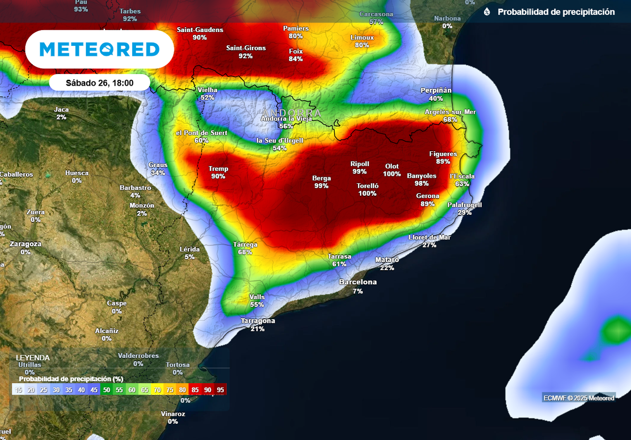 La AEMET y Meteocat advierten a Catalunya: a esta hora comenzarán hoy ...