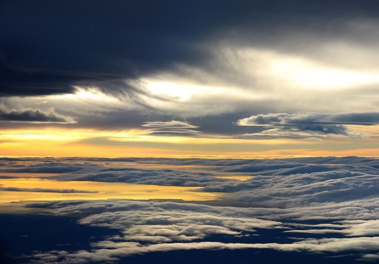 ¿A qué altura están las nubes?