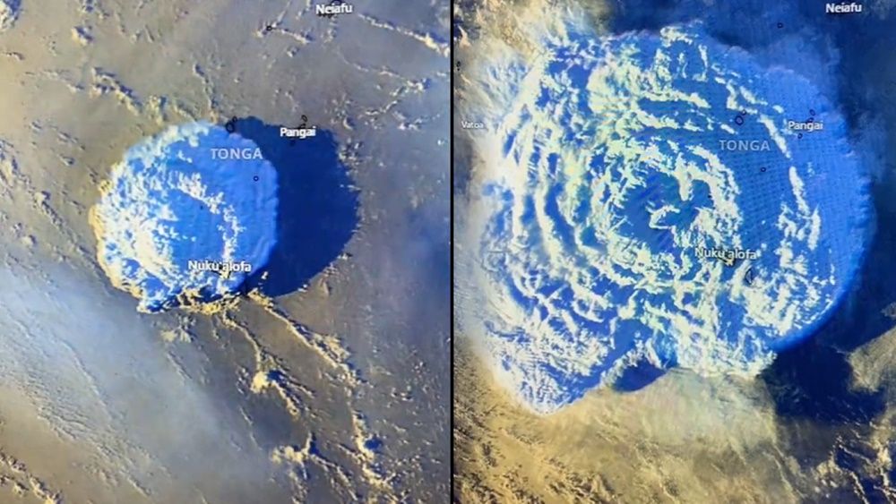 La erupción del volcán de Tonga de 2022 pudo generar olas de hasta 85 m