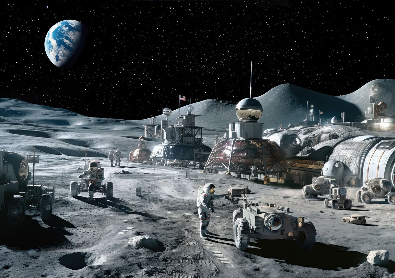 The human species will be interplanetary, this will happen on the Moon ...