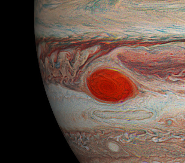 La gran mancha roja de Júpiter se encoge