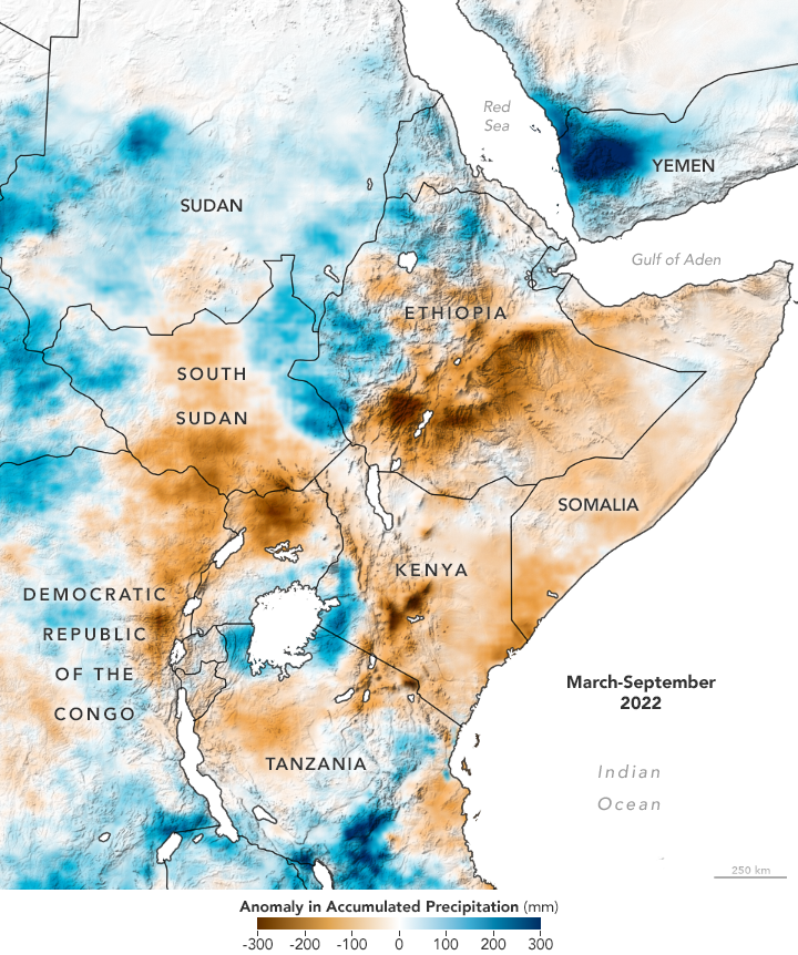 La peor sequía registrada en el Cuerno de África