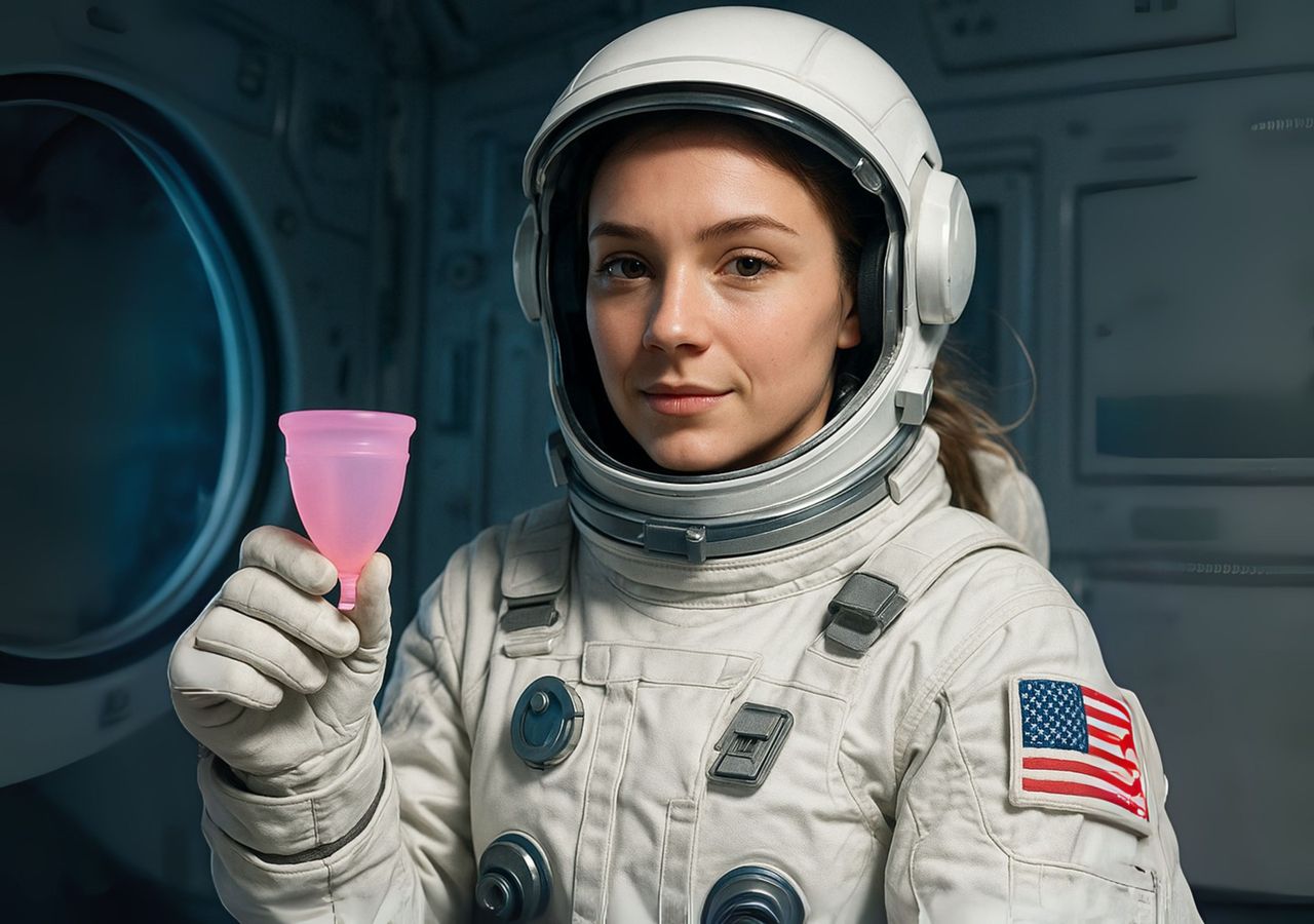 La primera prueba de la salud femenina en el espacio: copas menstruales demuestran ser seguras ...