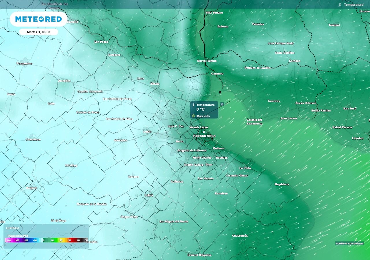 La próxima semana llegarán los días más fríos del año a Buenos Aires ...
