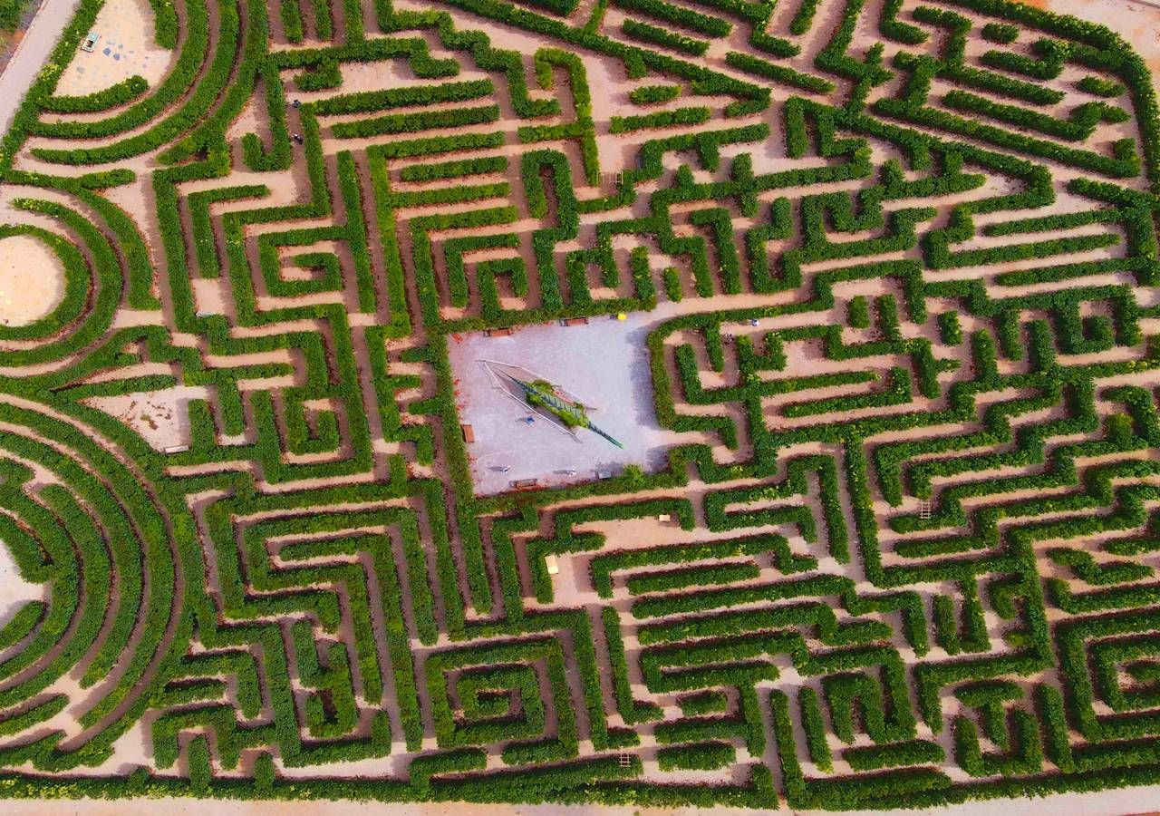 El laberinto más grande de España está junto a la playa y no te lo ...