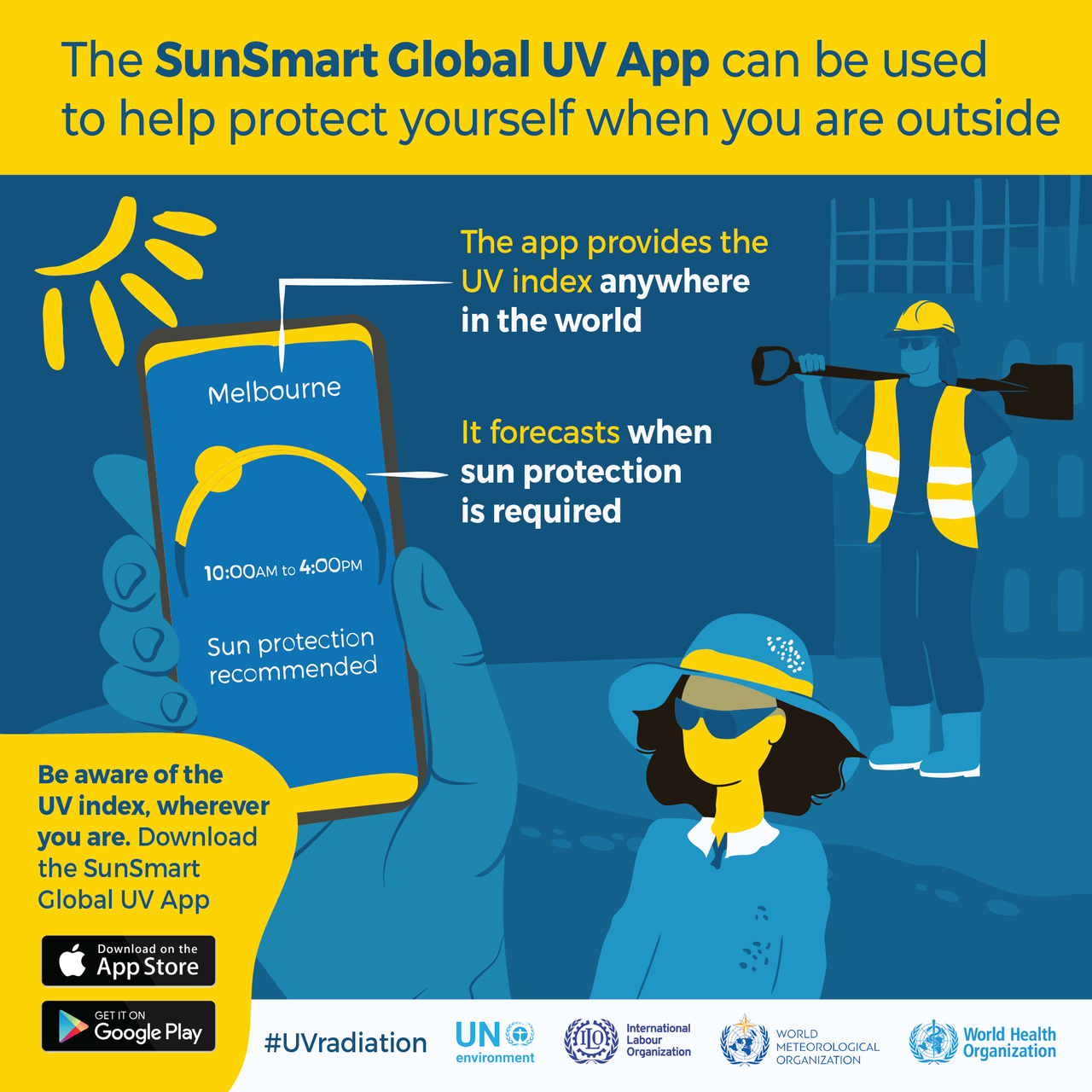 Lanzamiento de la aplicación SunSmart Global UV