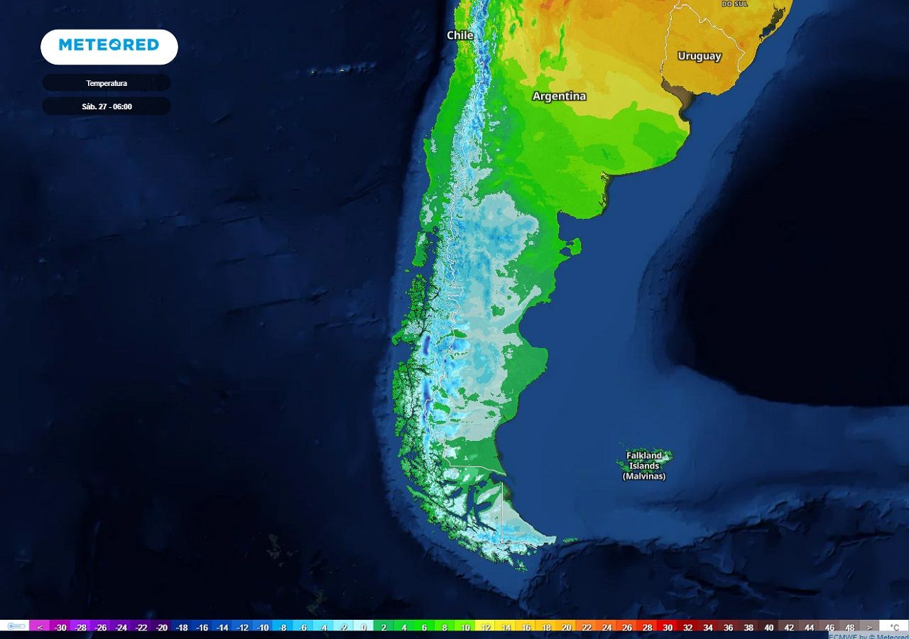 Lluvias avanzan por Chile en este comienzo de semana