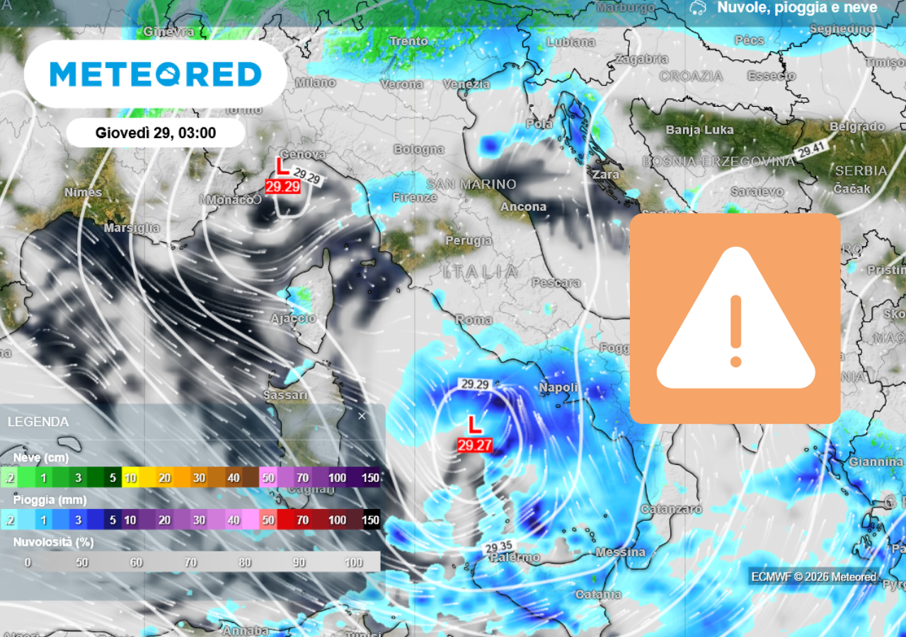 Luca Lombroso avvisa: due cicloni verso l'Italia, tempeste al Sud e ...