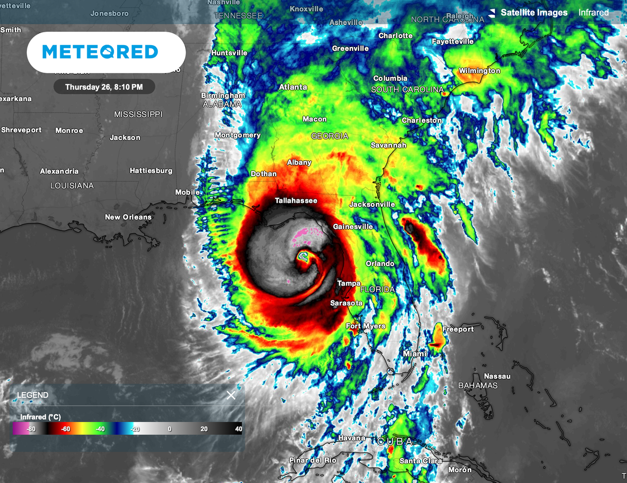 Major Hurricane Helene now a category four hurricane to make landfall ...