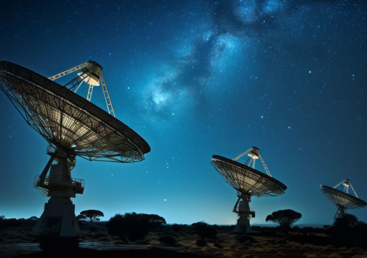 Beyond the Milky Way: man explores distant galaxies in search of ...